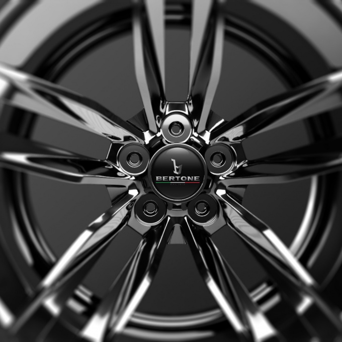 Opel Bertone Domed Stickers Wheel Center Cap design Black | Wheel ...